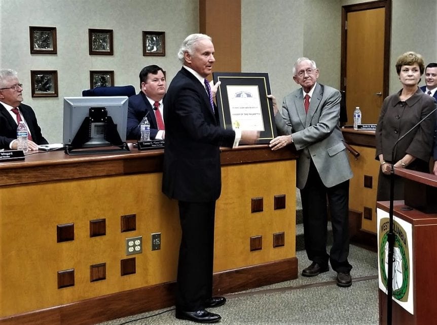 West Columbia Mayor Bobby Horton receives Order of the Palmetto from ...