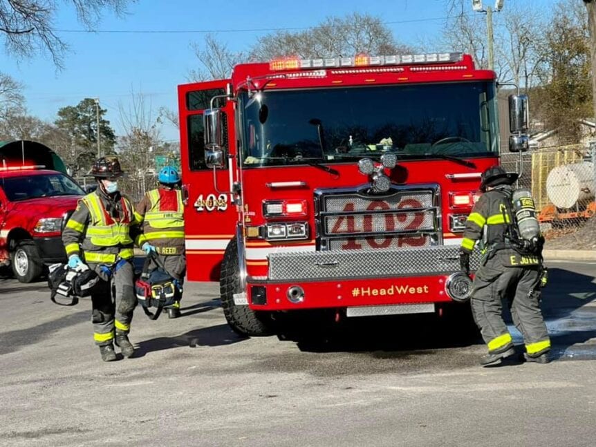 West Columbia introduces fire truck with ceremony - WestMetroNews