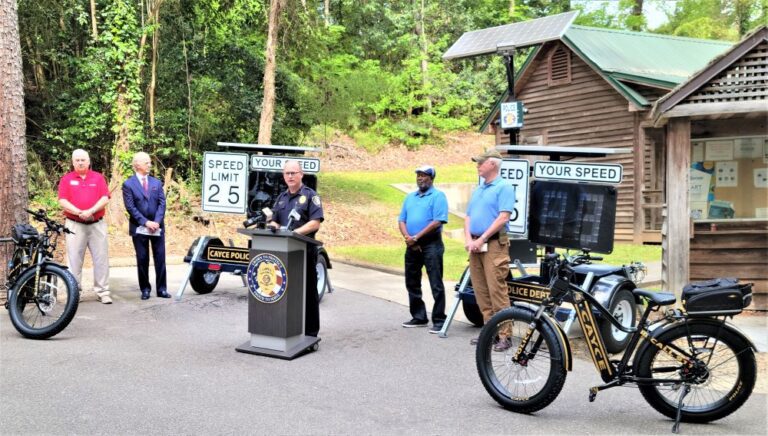 Hudson Automotive donates electric bikes to help Cayce Police ...