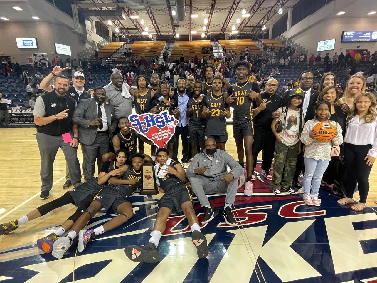 Gray girls and Gray boys basketball teams win State Titles in 2A ...