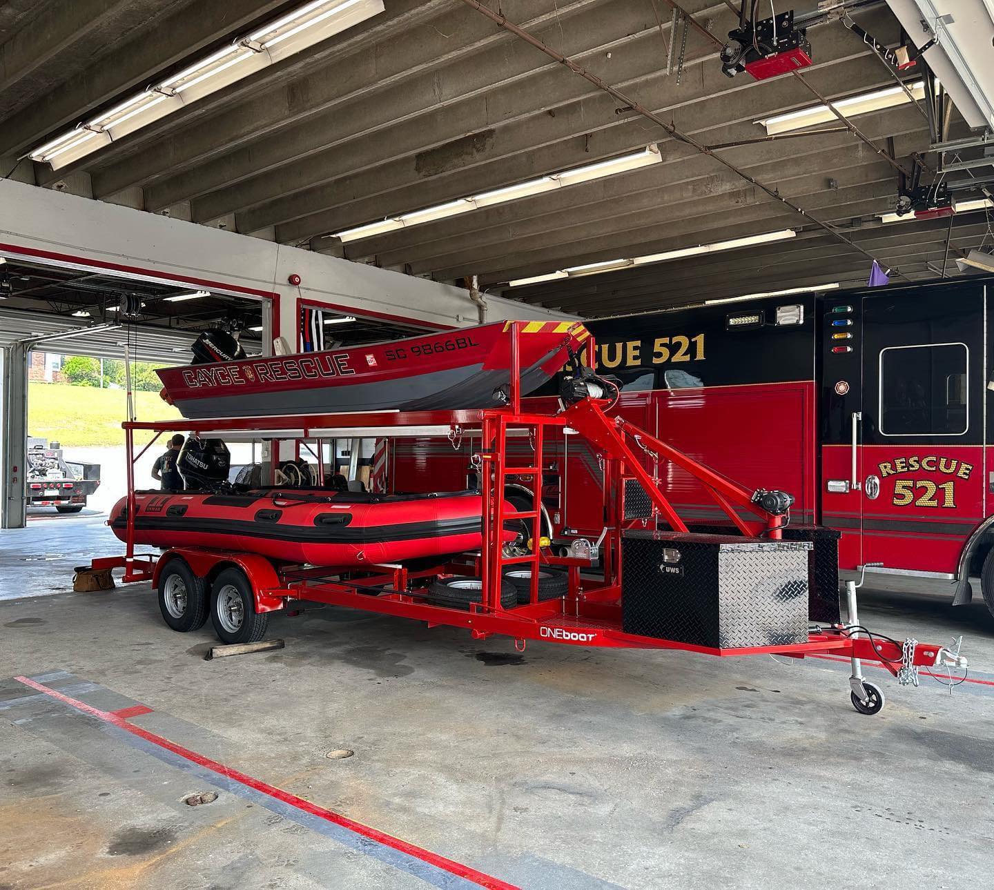 Cayce Fire Department has new double-stack boat trailer for emergencies ...