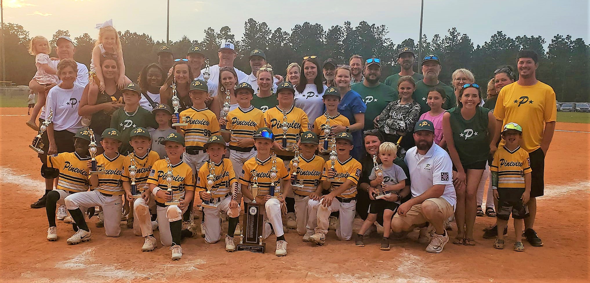 Pineview Dixie Youth Baseball All Star Team Wins District 4 Coachs