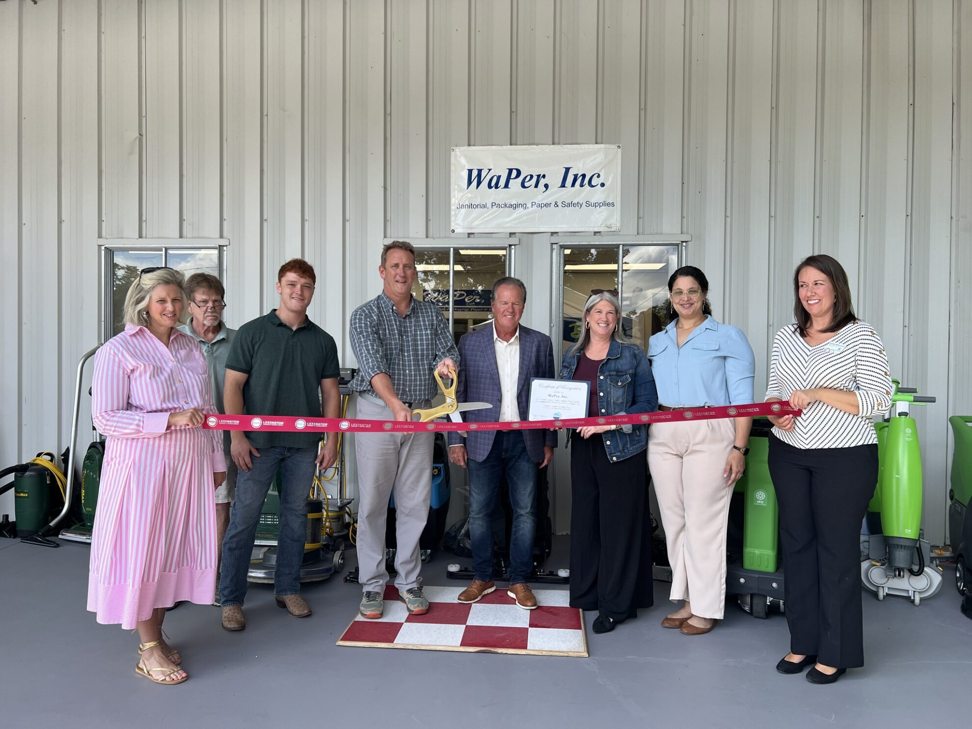 Waper Inc. celebrates with a Ribbon-Cutting, sponsored by the Cayce ...